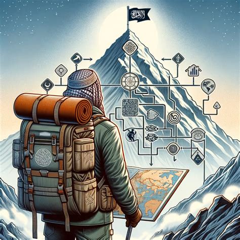 Defining Goals Path To Success Illustration Ai Art Generator Easy