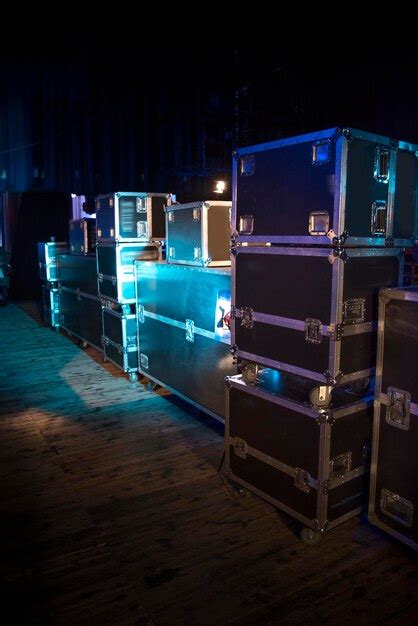 Premium Photo Preparing The Stage For A Concert