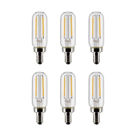 Satco 2 8 Watt T6 Led Dimmable Light Bulb E12 Candelabra Base Wayfair