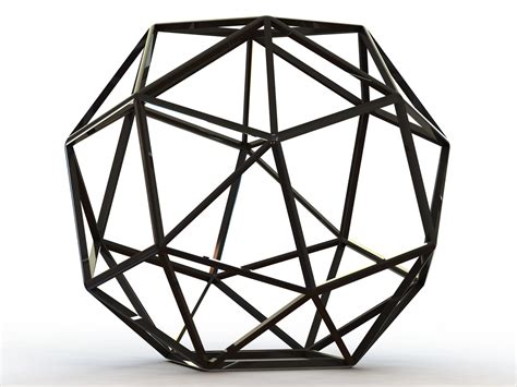 3d Wireframe Snub Cube Turbosquid 2162088
