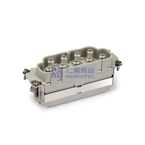 Heavy Duty Connector Hk 8 Pin Male Insert Axial Screw Terminal