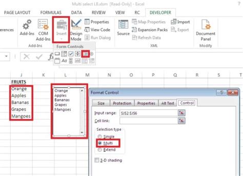Multiple Select List Boxes Power BI Excel Are Better Together