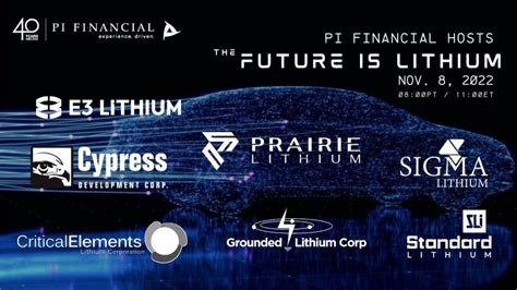 Critical Elements Lithium Corp On Linkedin Lithium Evnord