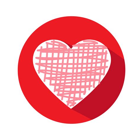 Ilustración de vector de icono de corazón 572525 Vector en Vecteezy