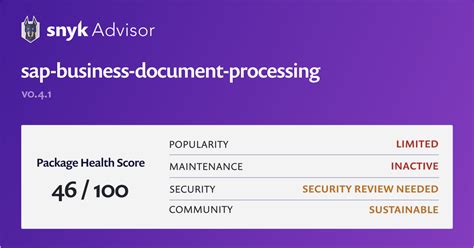 Sap Business Document Processing Python Package Snyk