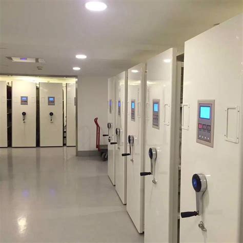 Electrical Compact Movable High Density File Storage Systems Easy To Relocated