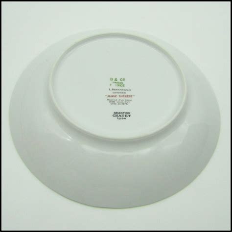 Limoges Bernardaud 6 assiettes creuses porcelaine Marie Thérèse