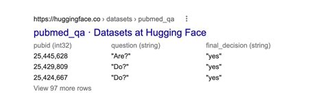 Julien Chaumond on Twitter: ".@huggingface dataset viewer in Google Search 🔥🔥 https://t.co ...