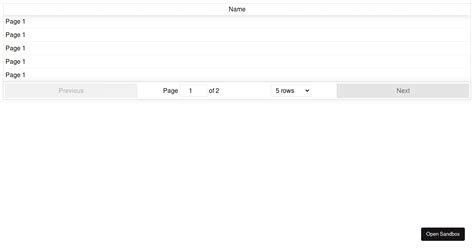 React Easy Edit Pagination Issue Codesandbox