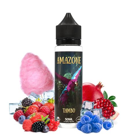 E liquide Tambo 50ml Amazone - Fruits rouges et barbe à papa - A&L