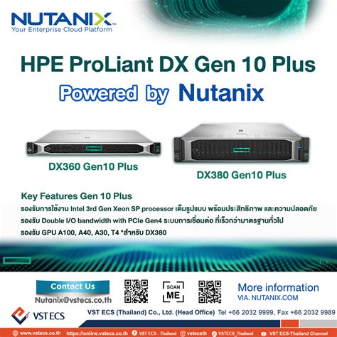🤝ผนึกกำลัง Nutanix และ Hpe นำเสนอ Vst Ecs Thailand