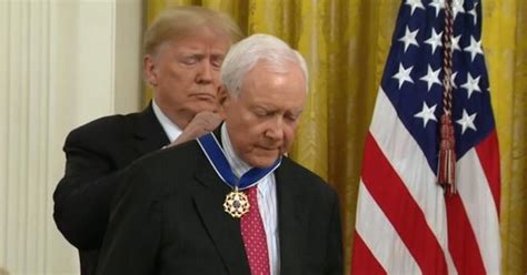President Trump Awards Medal Of Freedom Cbs News