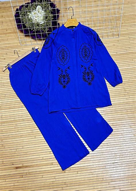 Runza Fashiion طقم قميص مع بنطرون القياسات من 36 الى 44