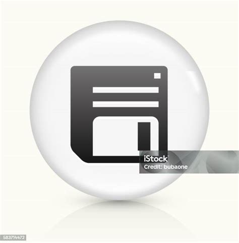 플로피 디스크 화이트 라운드 벡터 버튼에 아이콘 저장 곡선에 대한 스톡 벡터 아트 및 기타 이미지 곡선 구도 그림자