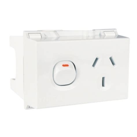Clipsal 4sso15d Switch Socket 10a 2p Din Mount Showtechnix