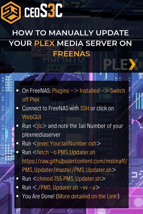 Manually Update Your Plex Media Server On Freenas Quick Simple Plex Media Server Update