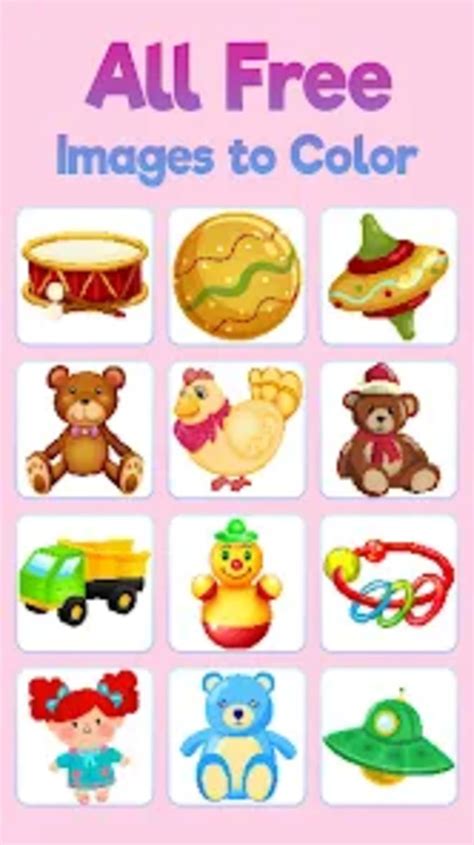 Toys Color by Number Pixel Art cho Android Tải về