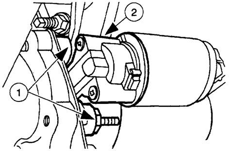 Starter Replacement How Many Bolts Do I Need To Take Off To