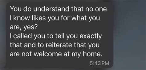 Series Of Texts My Abusive Stepdad Has Sent Me Since I Made It Clear To
