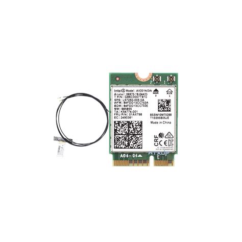 Card M 2 NGFF Wifi 6 300Mbps Bluetooth 5 0 Intel AX201NGW