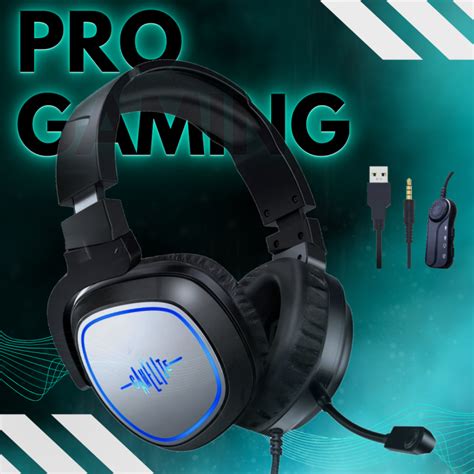 Gamelite Rgb Gaming 35mm Wired Headset Bass Surround And Noise