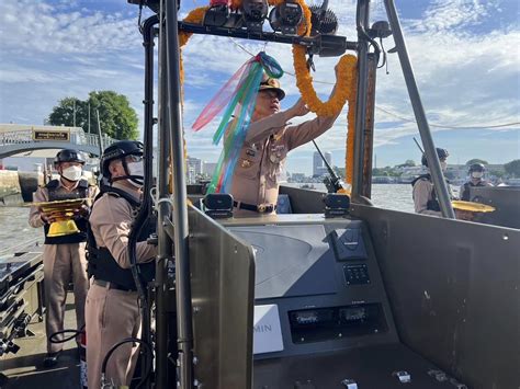 Aagth บันทึกประจำวัน กองทัพเรือไทยทำพิธีรับมอบเรือเร็วตรวจการณ์ลำน้ำ