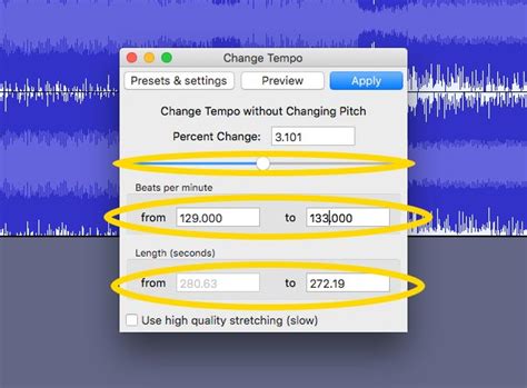 How To Change Tempo In Audacity Speed BPM Different Cases