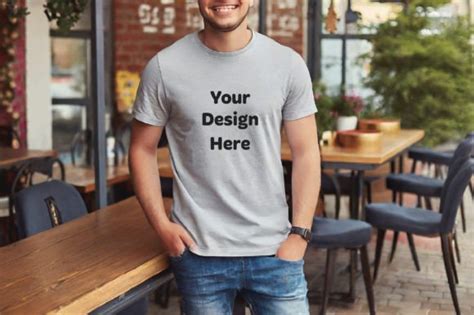 Bella Canvas 3001 Mockup T Shirt Mockup Graphic By Dreamartgraphic