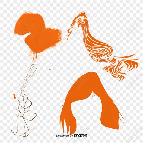 자유형 네 가지 일러스트 여신 헤어스타일 머리스타일 스케치 Png 일러스트 무료 다운로드 Lovepik