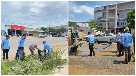 យុវជន ស ស យ ក ស្រុកសាលាក្រៅ ខេត្តប៉ៃលិន សហការជាមួយរដ្ឋបាលស្រុក ចុះសំអាតដងផ្លូវសាធារណៈ