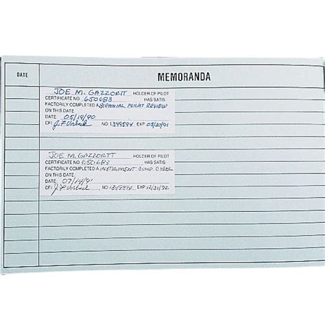 Logbook Endorsement Stickers From Sportys Pilot Shop