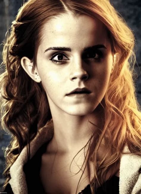 Seductive Emma Watson As Sexy Evil Hermione Granger Stable Diffusion