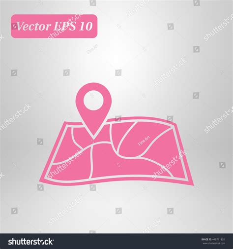 Map Pin Icon Map Navigation Simbol Stock Vector Royalty Free 446711851 Shutterstock