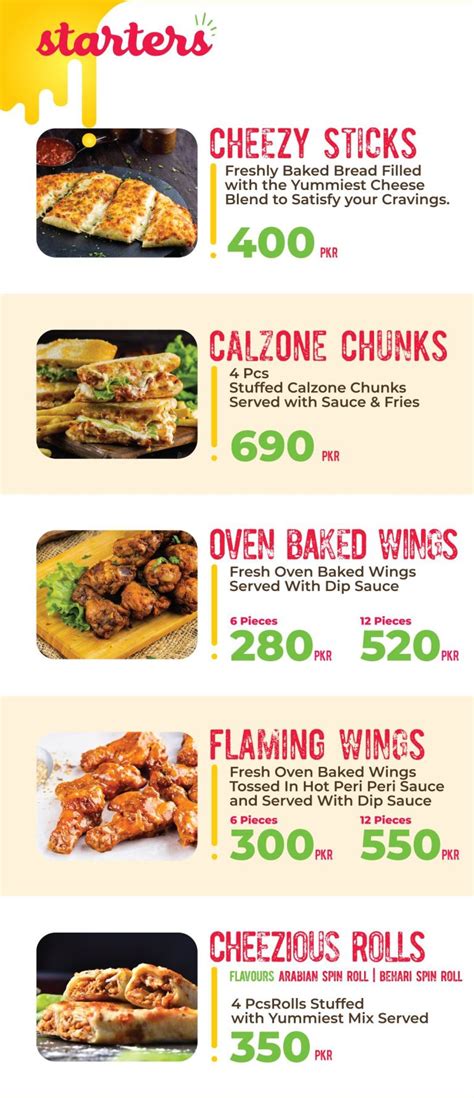 Cheezious Menu Rawalpindi Read 2024 Updated Cheezious Menu Prices