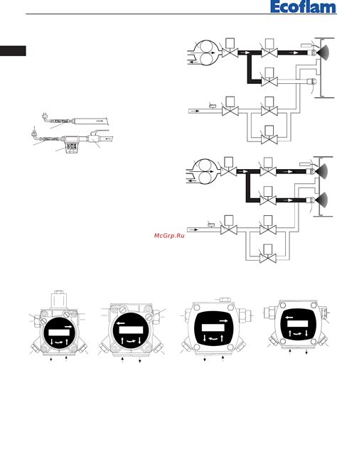Ecoflam MULTICALOR 45 TL VCS 125 8 19 Гидравлическая схема дизтопливо