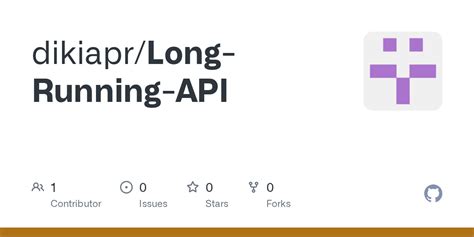 Github Dikiapr Long Running Api