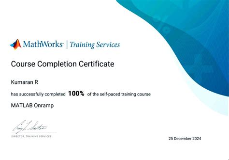 Kumaran R On Linkedin Matlab Matlabonramp Skilldevelopment 12