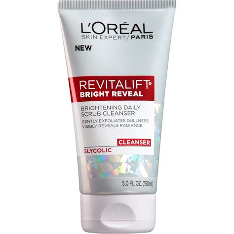 L Oreal Paris Skincare Revitalift Bright Reveal Facial Cleanser With