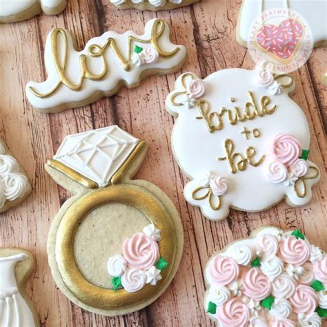 Bride To Be Wedding Sugar Cookies Theicedsugarcookie I Heart