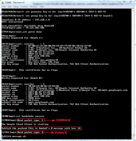Standard Sdk Rtl Am Google Cloud Iot Realtek Iot Wi Fi Mcu Solutions