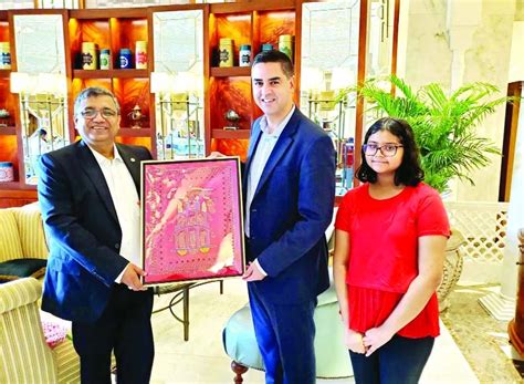 Shoeb Chowdhury Meets Maltese Foreign Minister The Asian Age Online