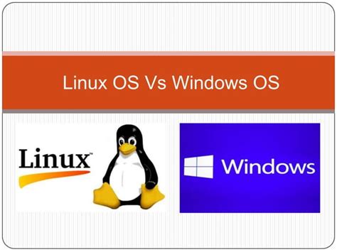 Linux Vs Windows PPTX Computing Technology Computing