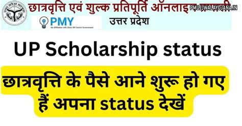 Check Up Scholarship Status Online 2024 25 Easily सरकारी योजना