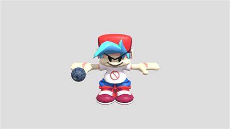 Bf Fnf 3d Model By Niceprhere 7811dde Sketchfab