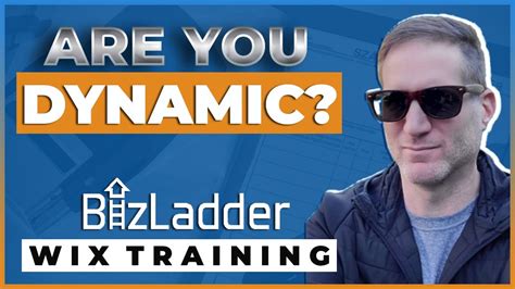 wix training intro to dynamic pages youtube