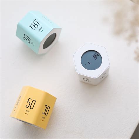 Mooas Multi Hexagon Timer Clock Digital Clock Alarm Timer Pomodoro Rotating Flip Timer Display