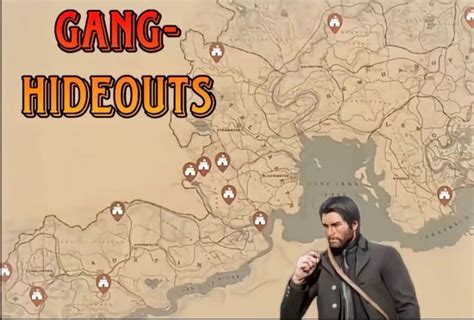 Gang Locations In Rdr2 Full Rdr2 Map Map Of Rdr2 New Austin Map Rdr2