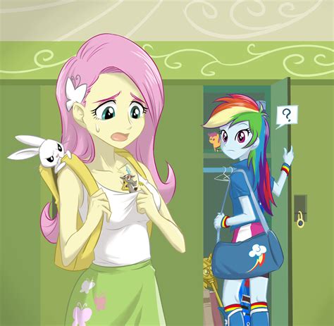 Fluttershy s new pet Angel mlp Кролик Энджел Angel mlp
