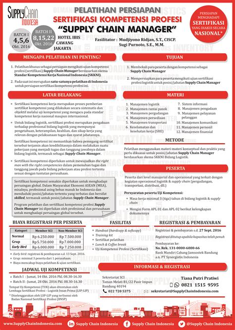 Hadapi Globalisasi Sertifikasi Kompetensi Profesi Logistik Dibutuhkan
