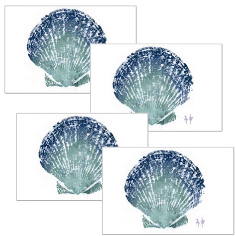 Shell Placemats Set Of 4 Bella Coastal Decor